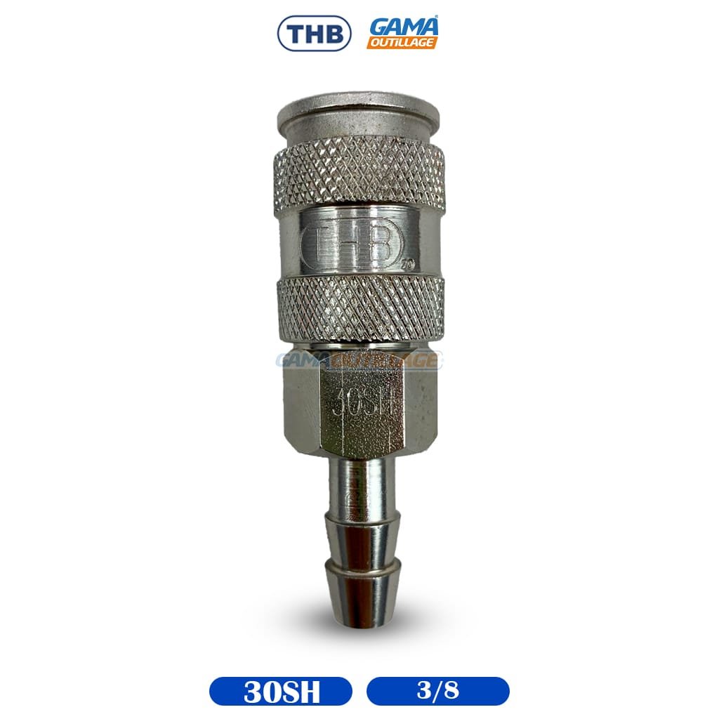 COUPLEUR 3/8 P/TUYAU 30SHA THB - GAMA OUTILLAGE